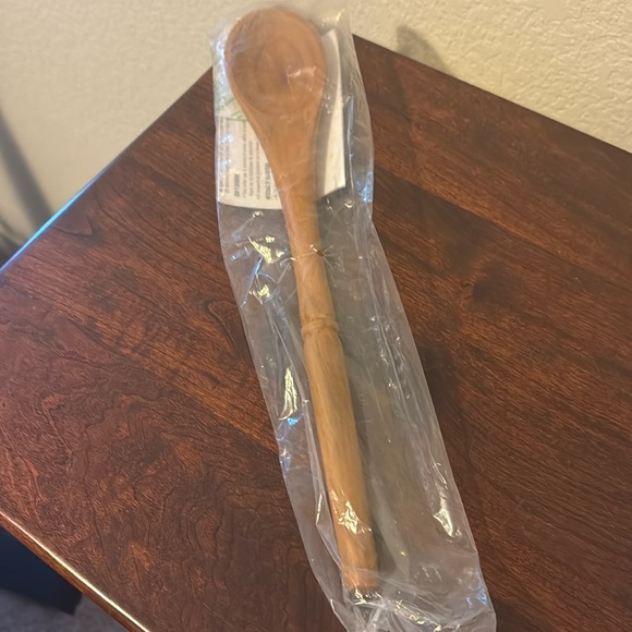 Pampered Chef | Kitchen | Pampered Chef Teak Wooden Spoon Nwt | Poshmark